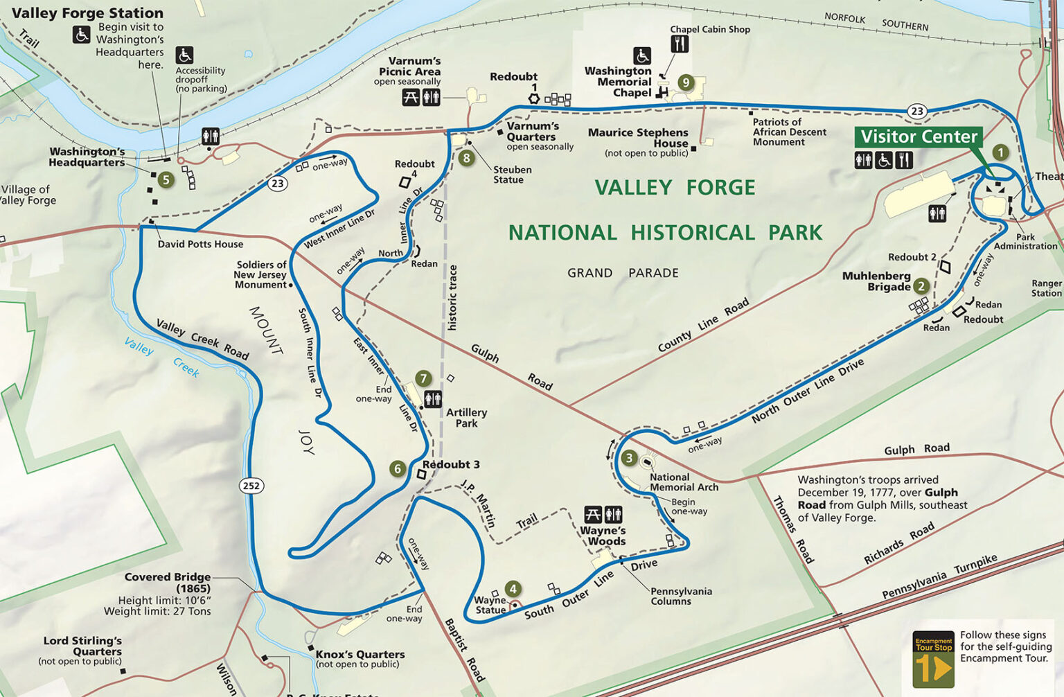 Valley Forge National Historical Park | ENCAMPMENT TOUR