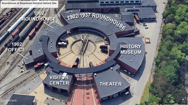 Steamtown National Historic Site | ROUNDHOUSE AND TURNTABLE