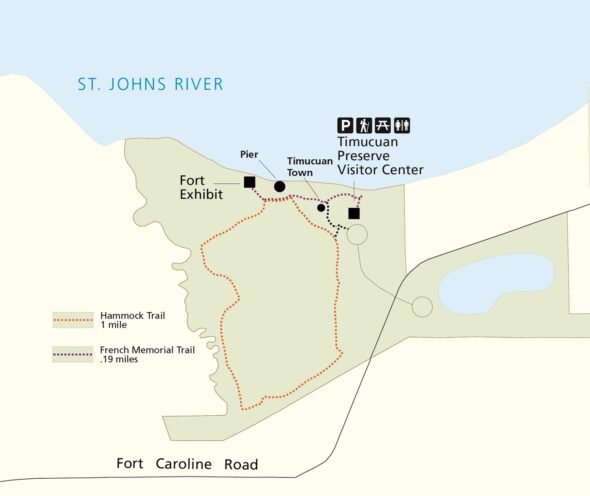 Fort Caroline National Memorial | PARK MAP