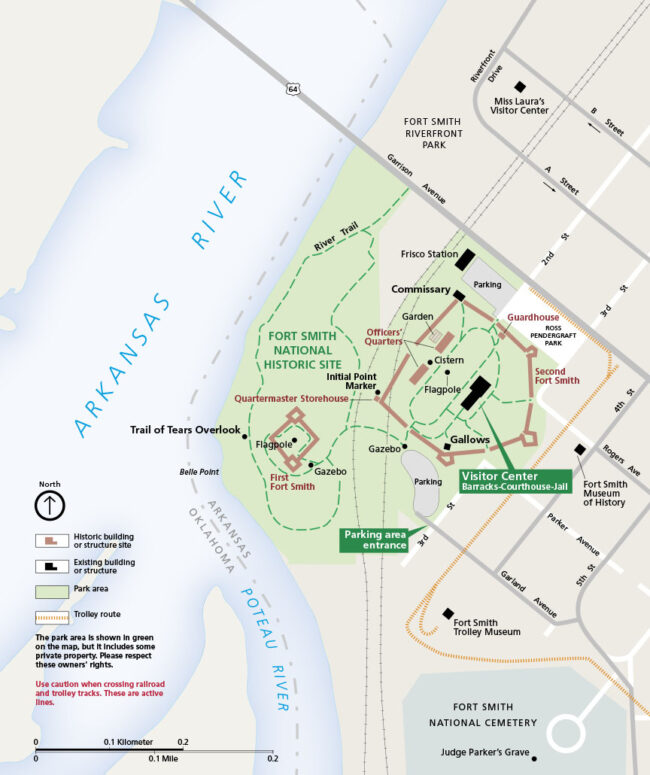 Fort Smith National Historic Site | PARK MAP